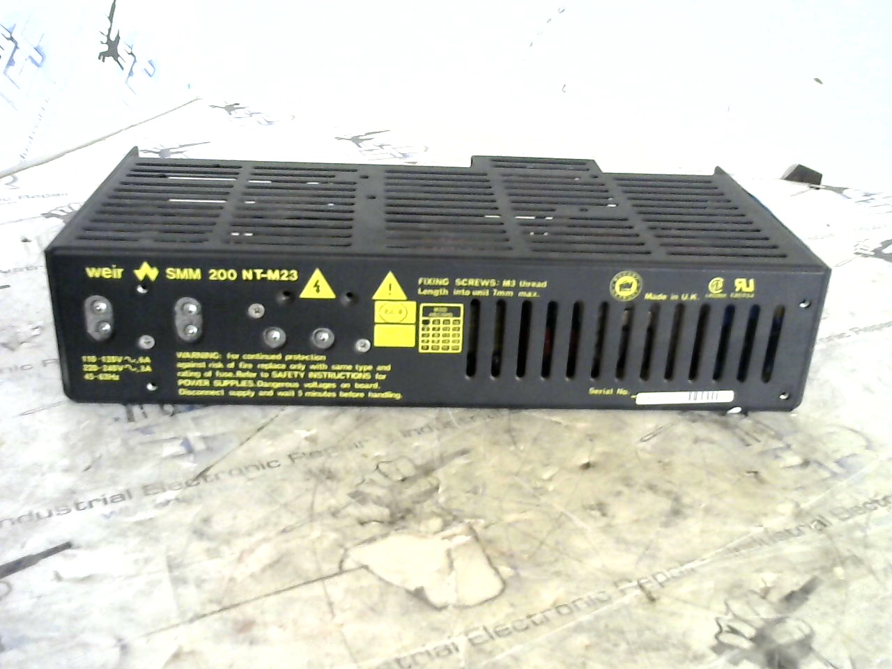 Weir SMM 200 NT-M23 Power Supply Weir SMM 200 NT-M23 Power Supply ...