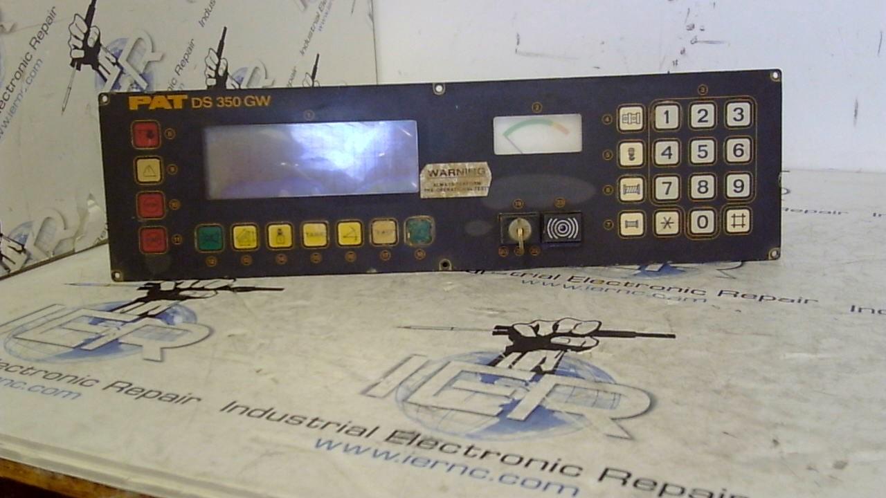 PAT DS 350GW Control Panel PAT DS 350GW Control Panel Repair 1-336-310 ...