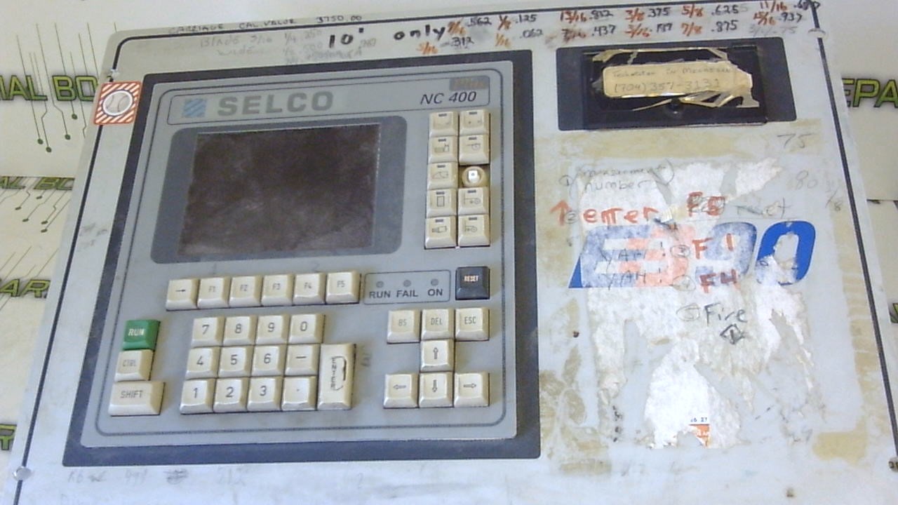 Selco NC400 Controller Selco NC400 Controller Repair 1-336-310-4172 ...