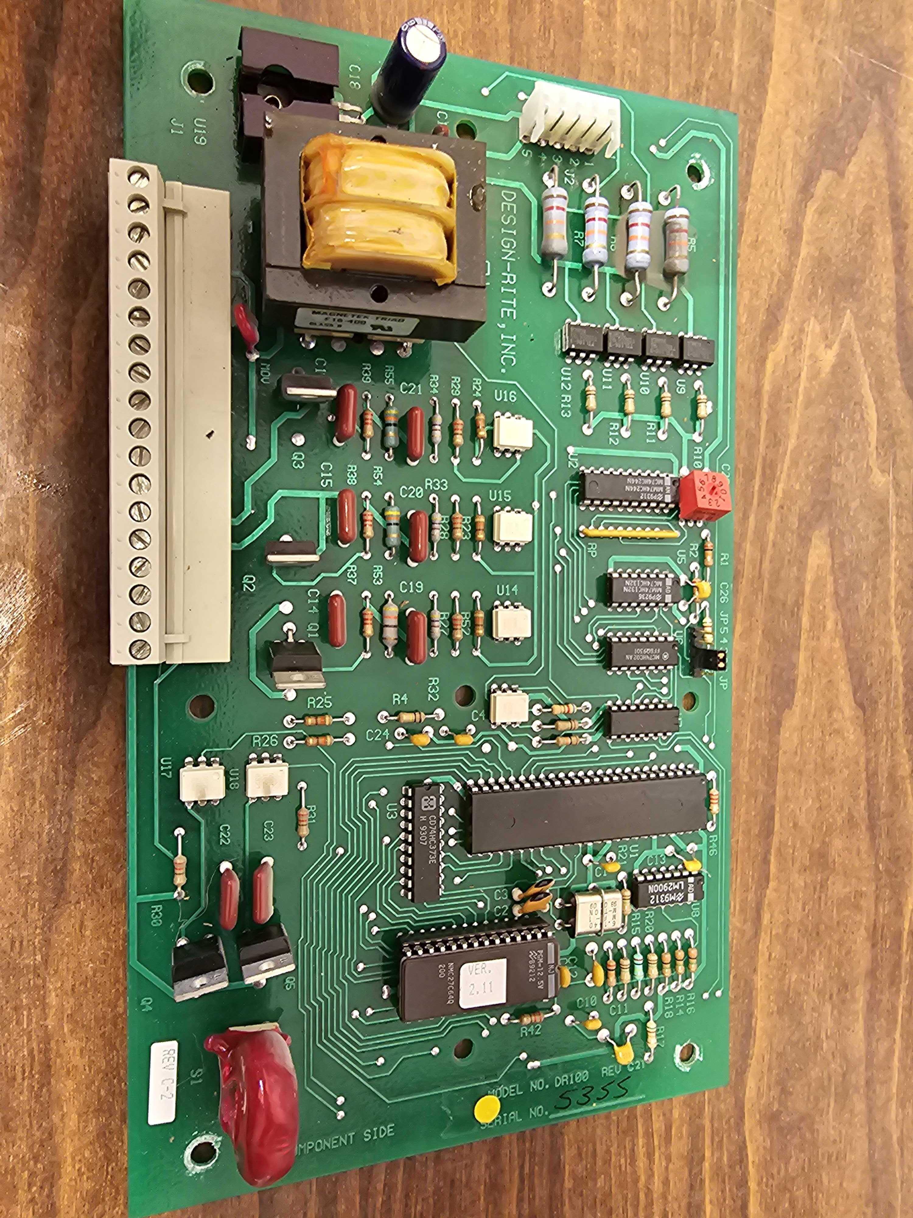 Design-Rite DR100 Circuit Board Design-Rite DR100 Circuit Board Repair ...