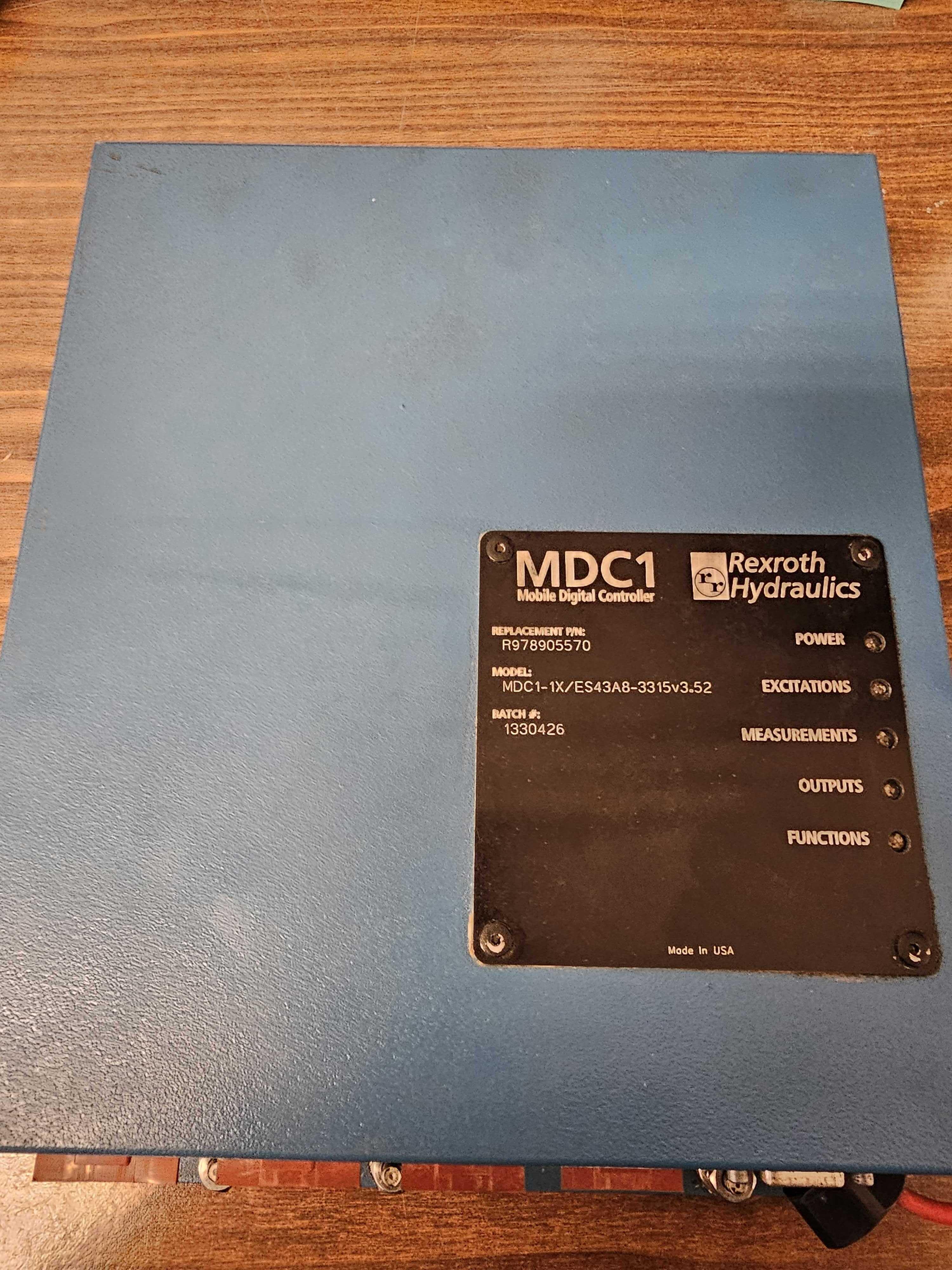 Rexroth Hydraulics MDC1-1X Mobile Digital Controller Rexroth Hydraulics MDC1-1X Mobile Digital ...