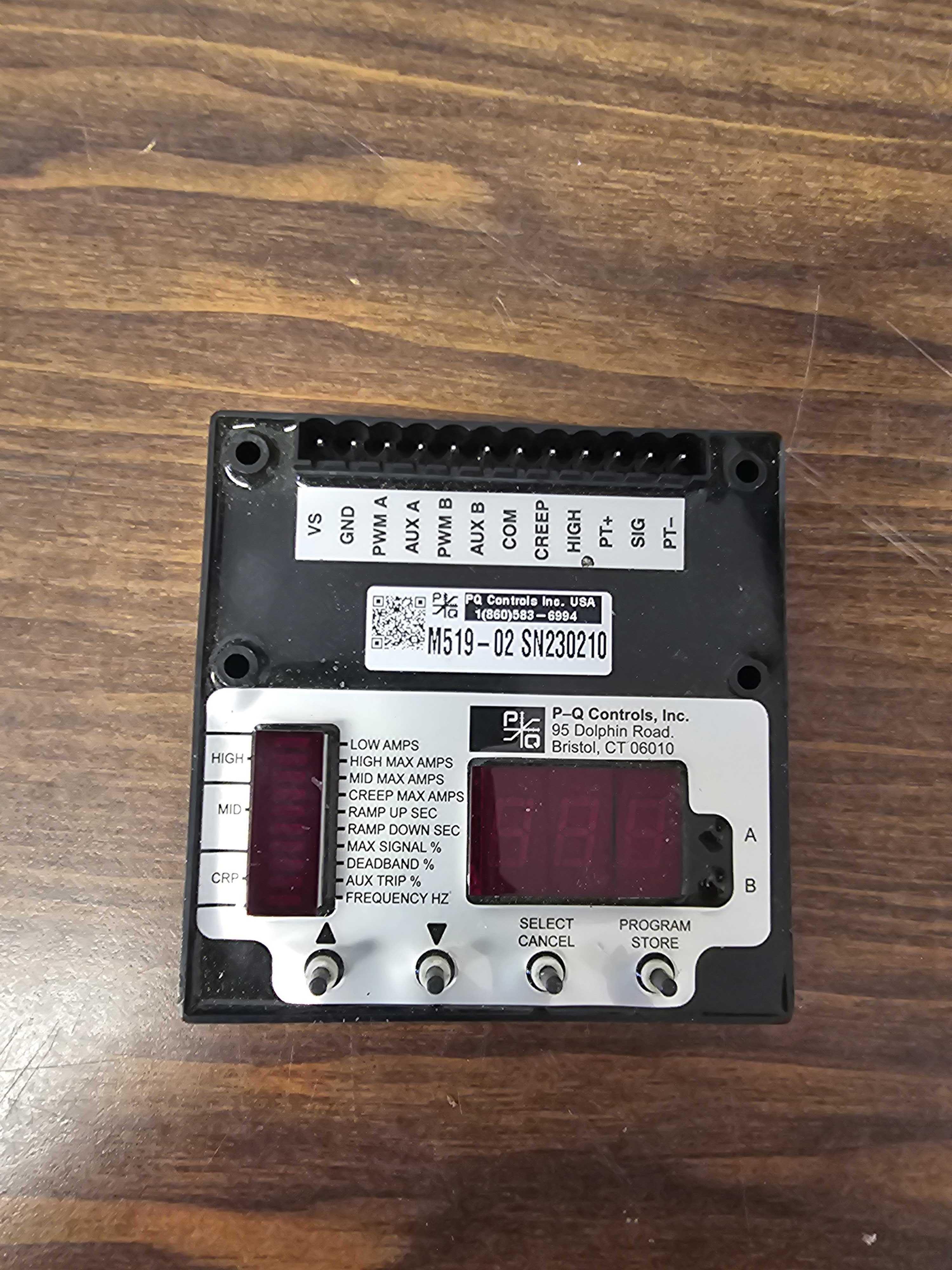 P-Q Controls M519-02 Valve Drive Board P-Q Controls M519-02 Valve Drive ...