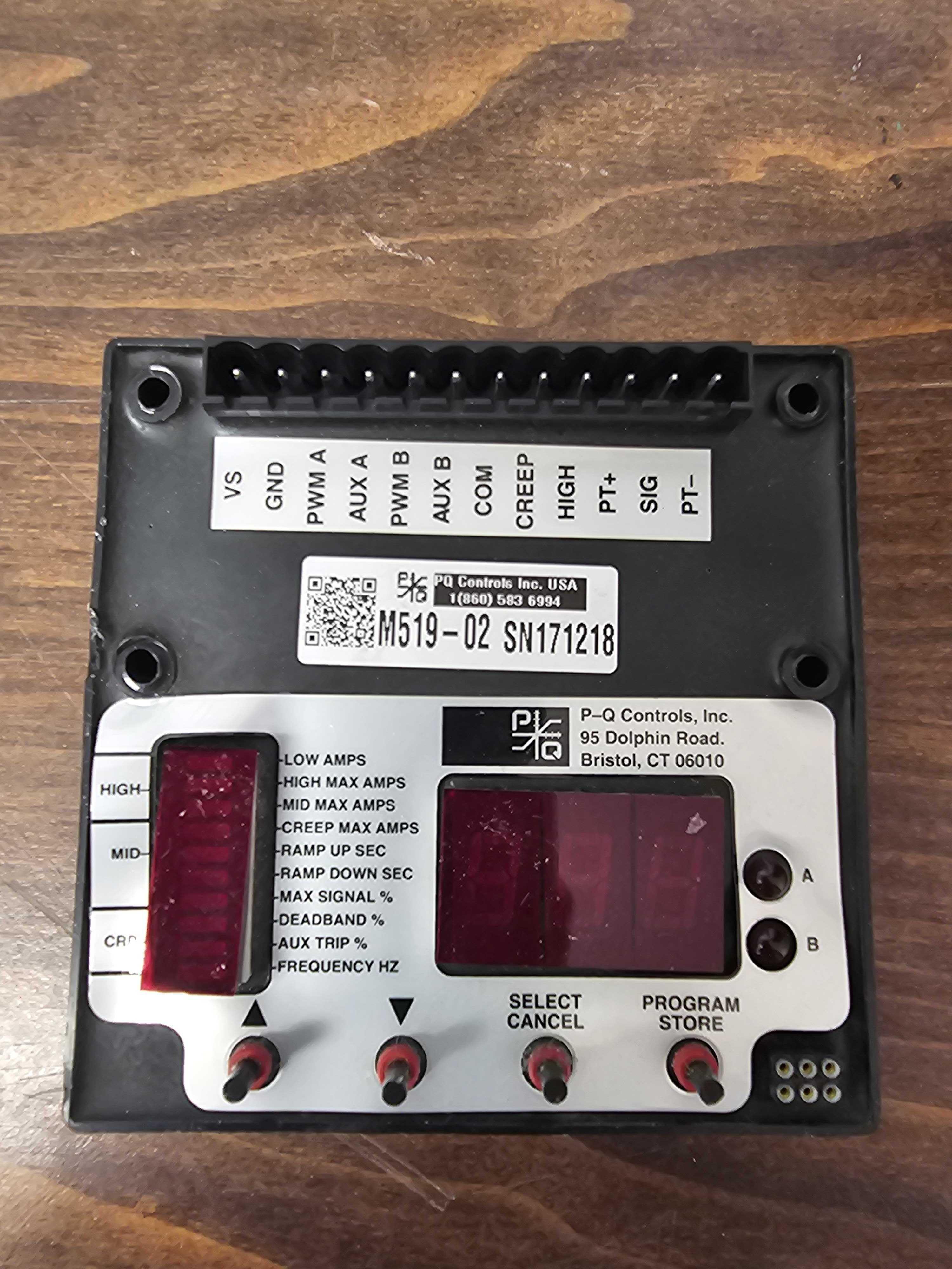 P-Q Controls M519-02 Valve Drive Board P-Q Controls M519-02 Valve Drive ...