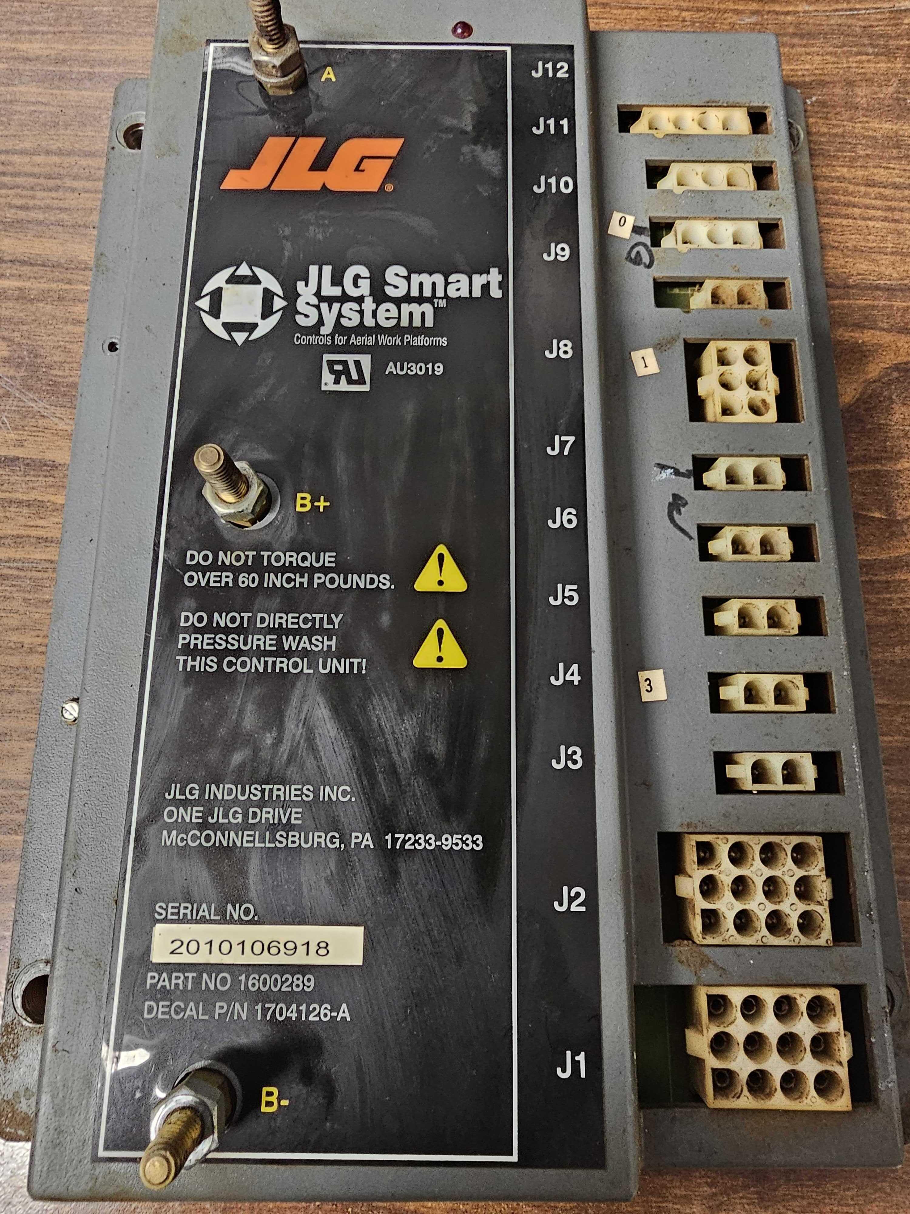 JLG AU3019 1600289 Controller JLG AU3019 1600289 Controller Repair 1 ...