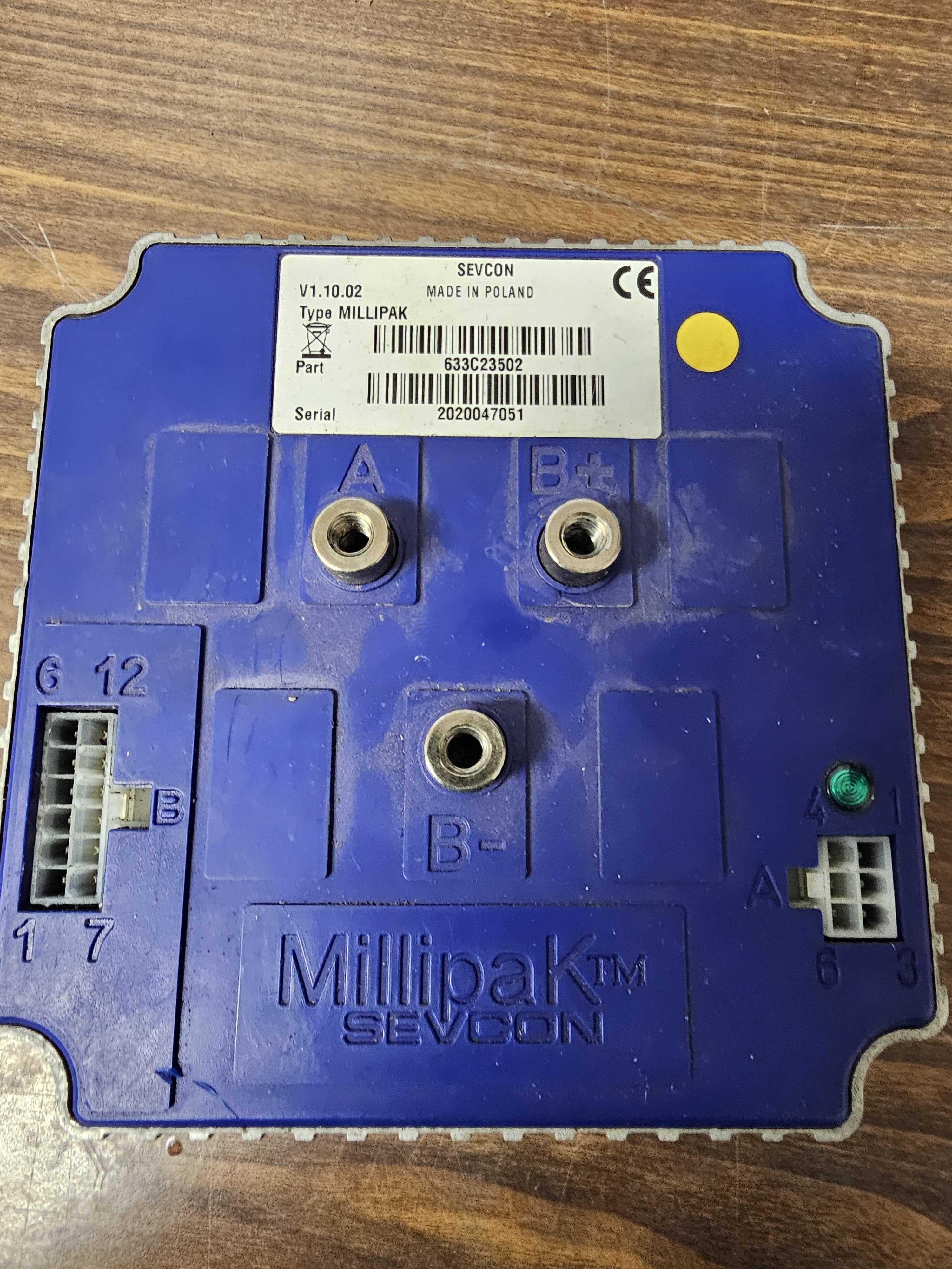 Sevcon Millipak 633C23502 Controller Sevcon Millipak 633C23502 ...