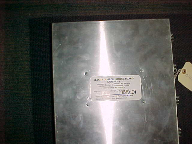 Electro-Mech Scoreboards Inc. MSFX-01 Scoreboard Control Electro-Mech ...