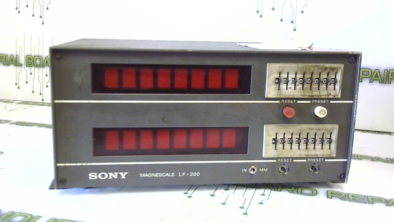 Sony LF-200 DRO Sony LF-200 DRO Repair 1-336-310-4172 Electronic Board ...
