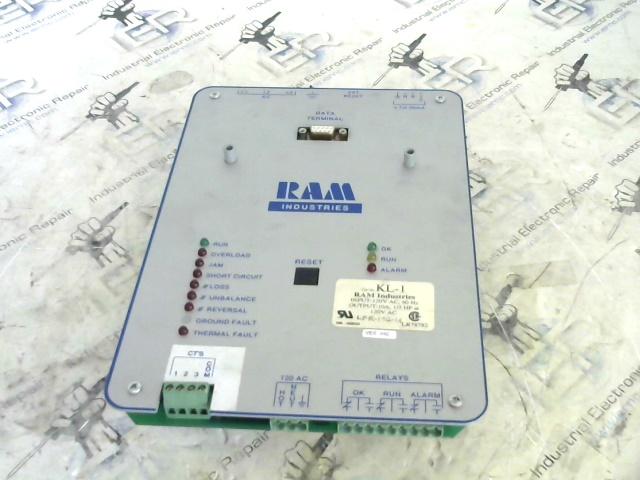 Ram Industries KL-1 LR78782 Control Panel Ram Industries KL-1 LR78782 ...