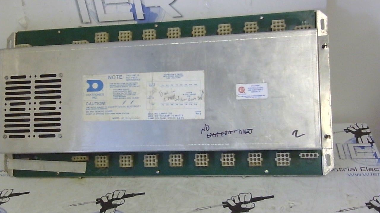 Daktronics AD 16/16/F/120 Controller Daktronics AD 16/16/F/120 ...