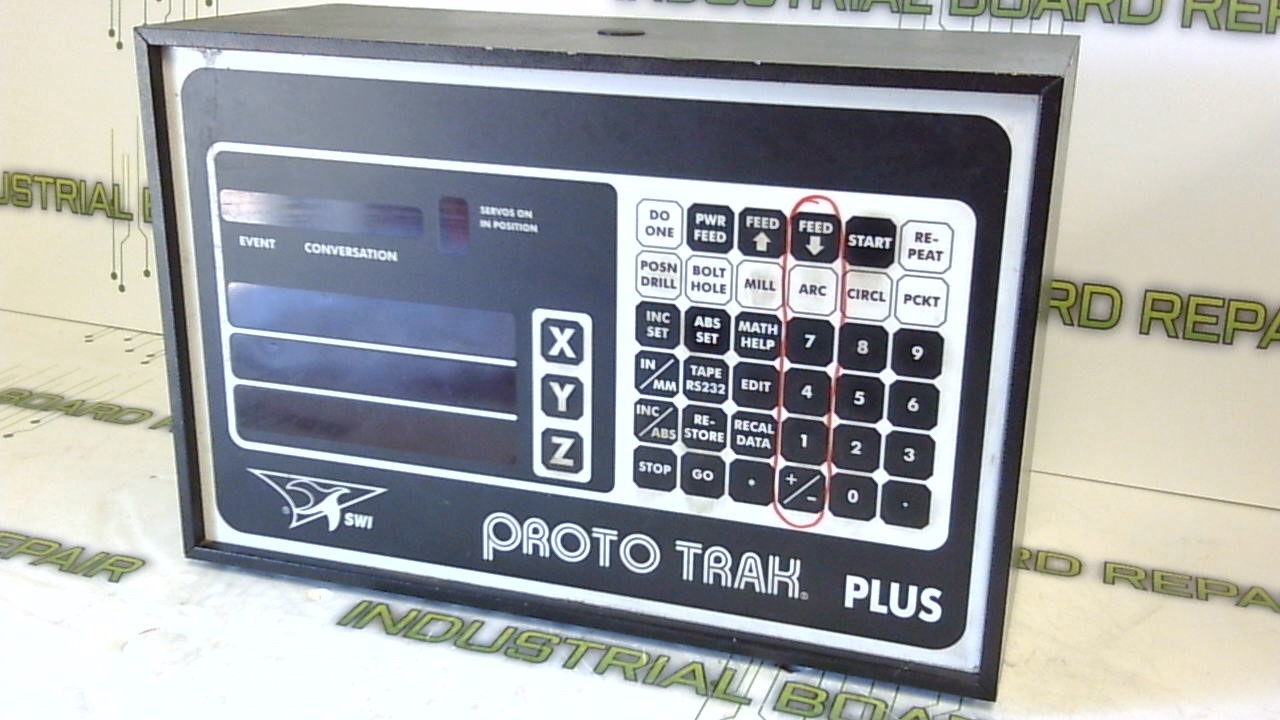 SWI Prototrak Plus DRO SWI Prototrak Plus DRO Repair 1-336-310-4172 ...