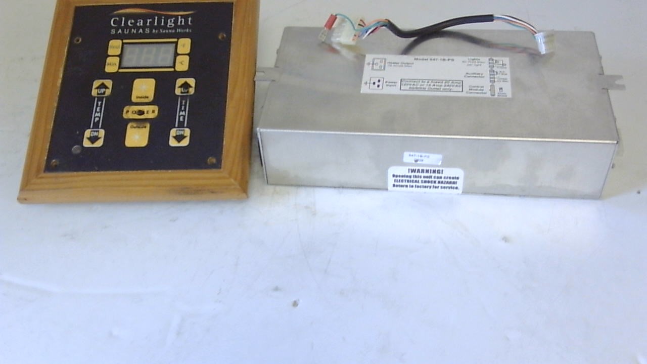 Cedrus Saunas 547-1B-PS Controller Cedrus Saunas 547-1B-PS Controller ...