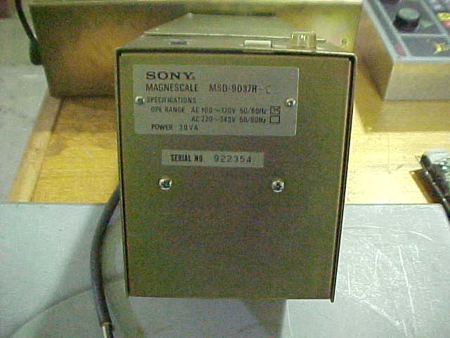 Sony Magnescale MSD-9037R-C Scale Sony Magnescale MSD-9037R-C Scale ...