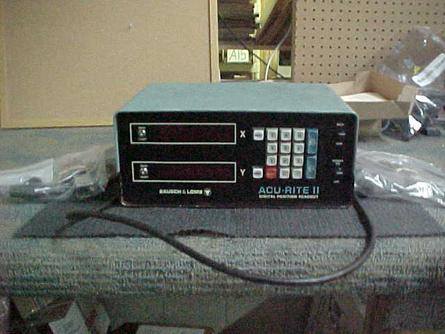 Bausch & Lomb ACU-RITE II Digital Position Readout Bausch & Lomb ACU ...