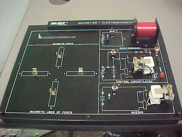 Lab-Volt 91020-20 magnetism board Lab-Volt 91020-20 magnetism board ...