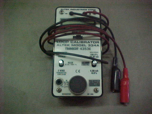 Altek Industries Corp. 334A loop calibrator Altek Industries Corp. 334A ...
