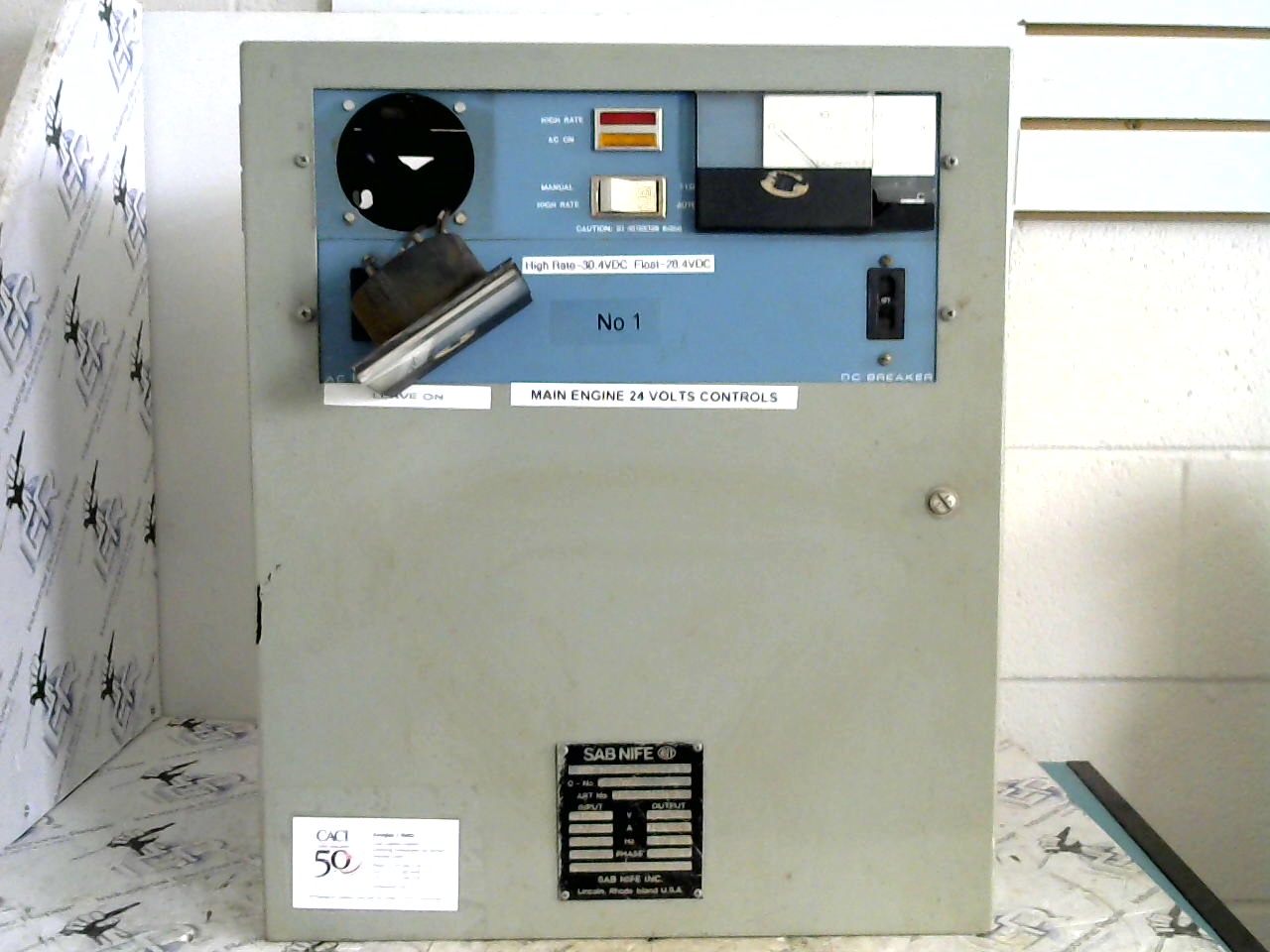 Sab Nife SCB 102-24-115 Battery Charger Sab Nife SCB 102-24-115 Battery ...